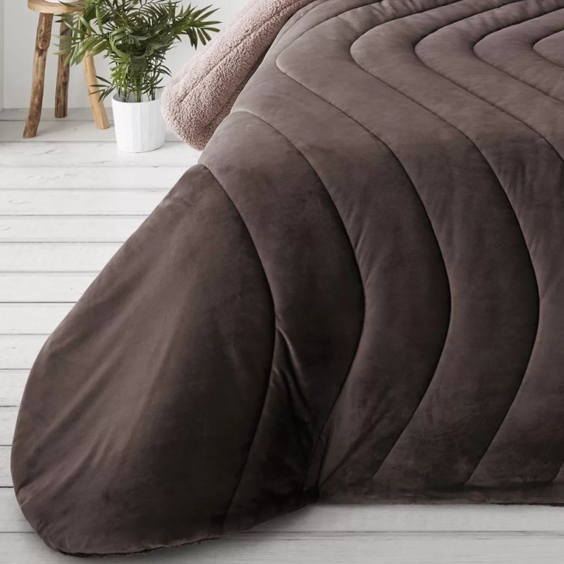 Edredón conforter Sherpa Manterol modelo Spigot 001 olas con ...